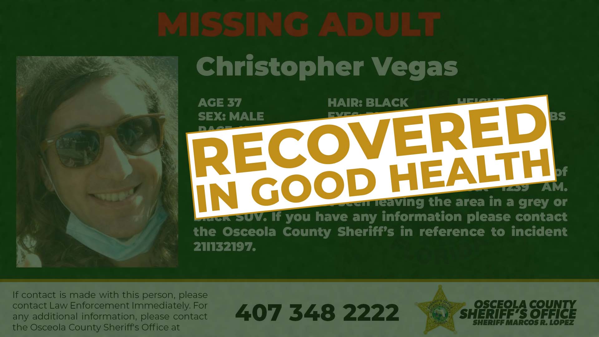 Missing Person Archives - Osceola County Sheriff's Office - Sheriff ...
